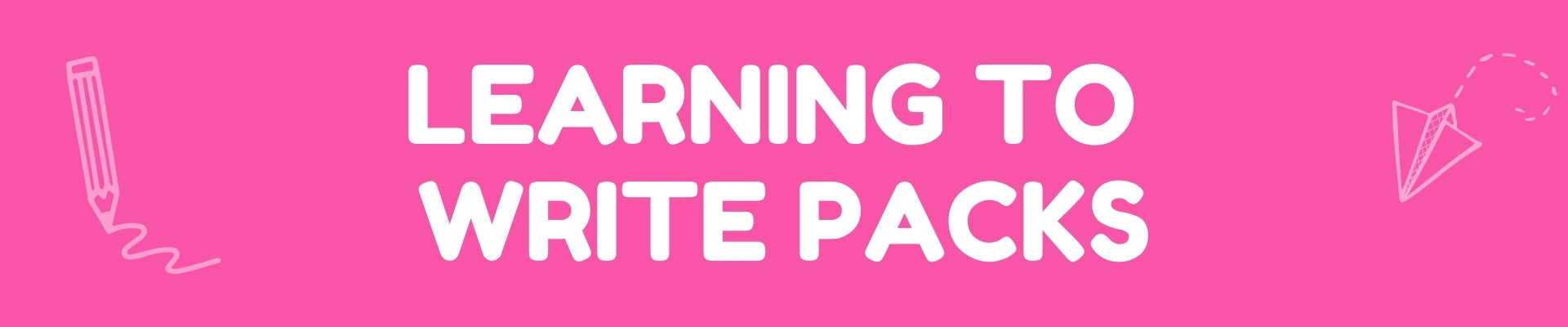 Love Writing Co. Complete Learning To Write Packs & Pencil Bundles