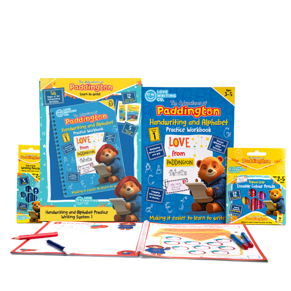 PADDINGTON™ Complete Learn to write the Alphabet Pack: Ages 3-5
