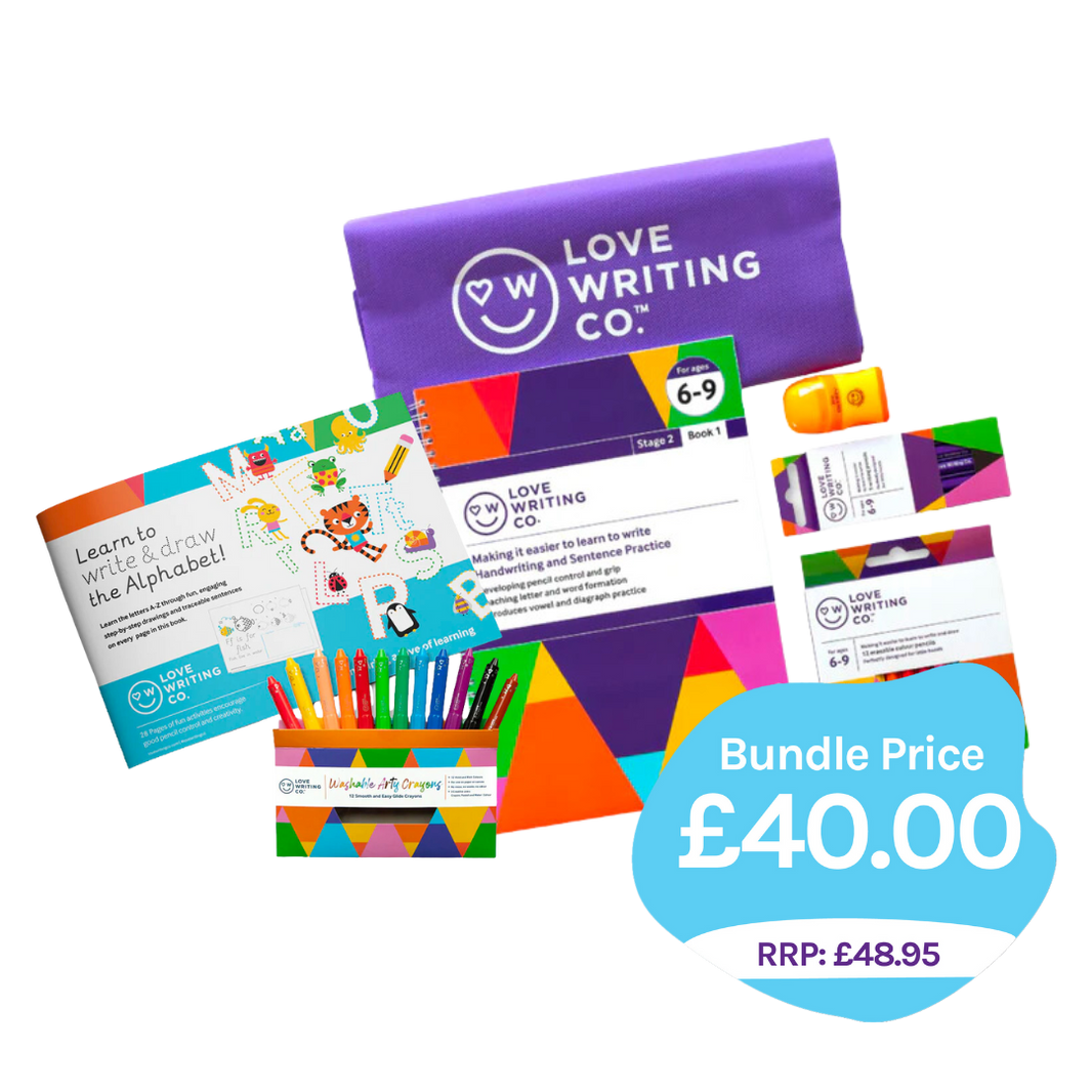 Love Writing Co. Complete Learning To Write Packs & Pencil Bundles