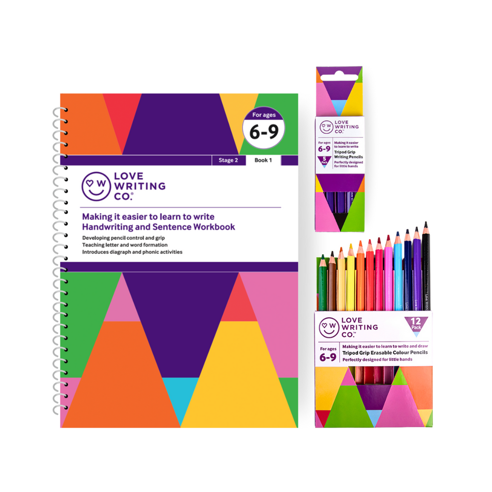 Love Writing Co. Complete Learning To Write Packs & Pencil Bundles