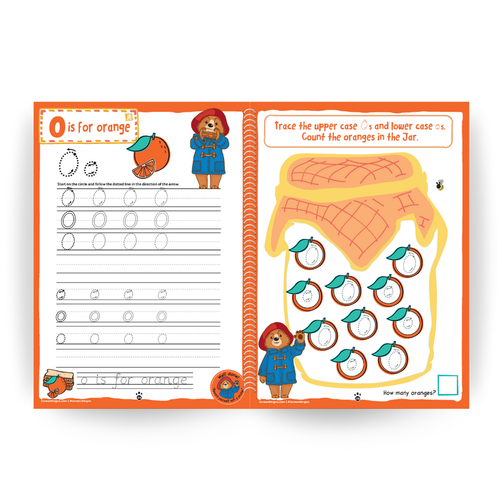 PADDINGTON™ Complete Learn to write the Alphabet Pack: Ages 3-5
