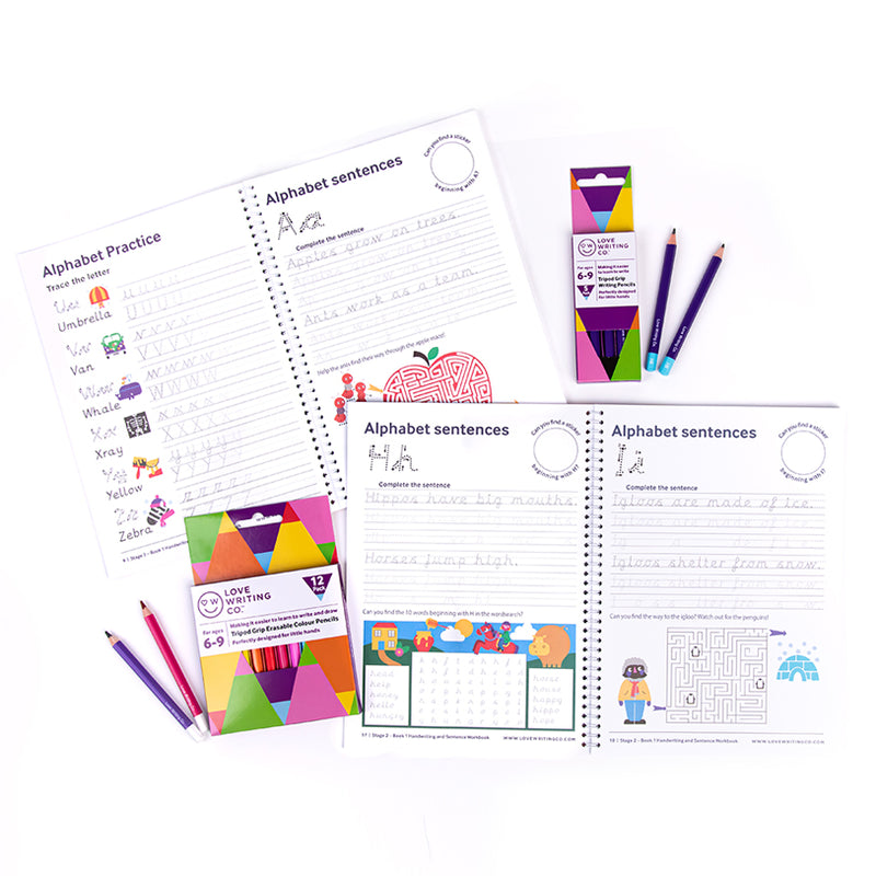 Handwriting Practice Workbook Stage 2 Book 1 | Ages 6-9