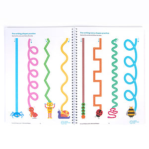 Pre-Writing Skills Bumper Starter Pack For Children Age 2+ Book, Penci