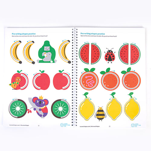'My First Pre-Writing Skills' Activity Book: Pre-School Workbook