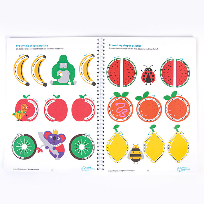 'My First Pre-Writing Skills' Activity Book: Pre-School Workbook