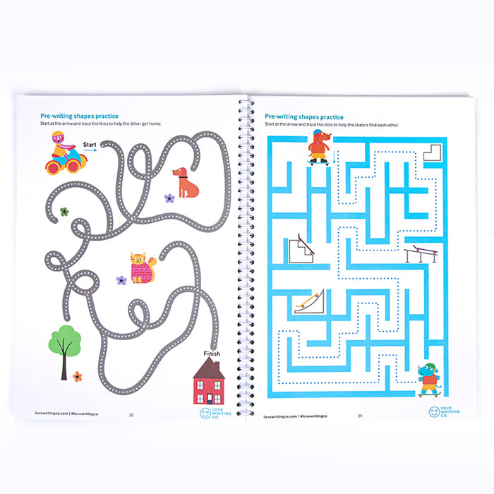 'My First Pre-Writing Skills' Activity Book: Pre-School Workbook