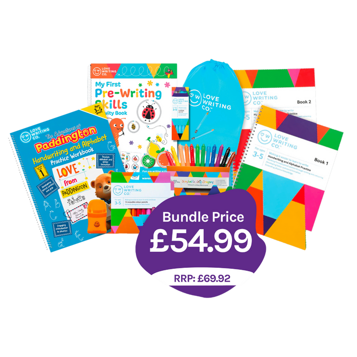 Love Writing Co. Complete Learning To Write Packs & Pencil Bundles