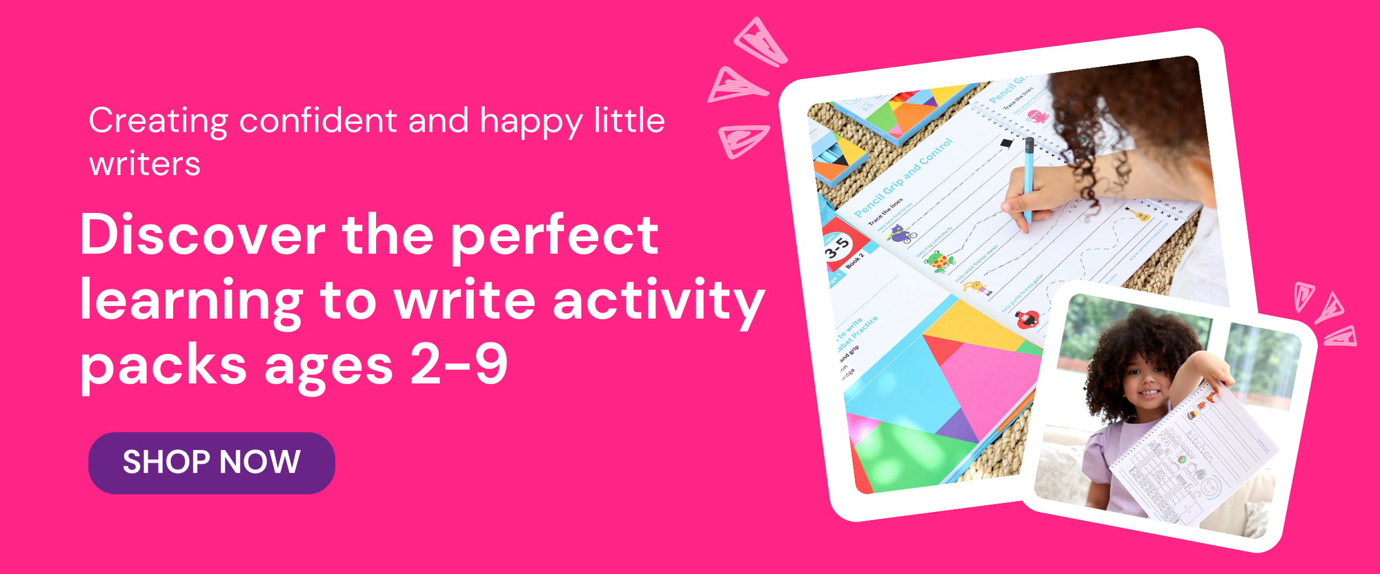 Love Writing Co. Handwriting Practice Made Easier and Fun For Children