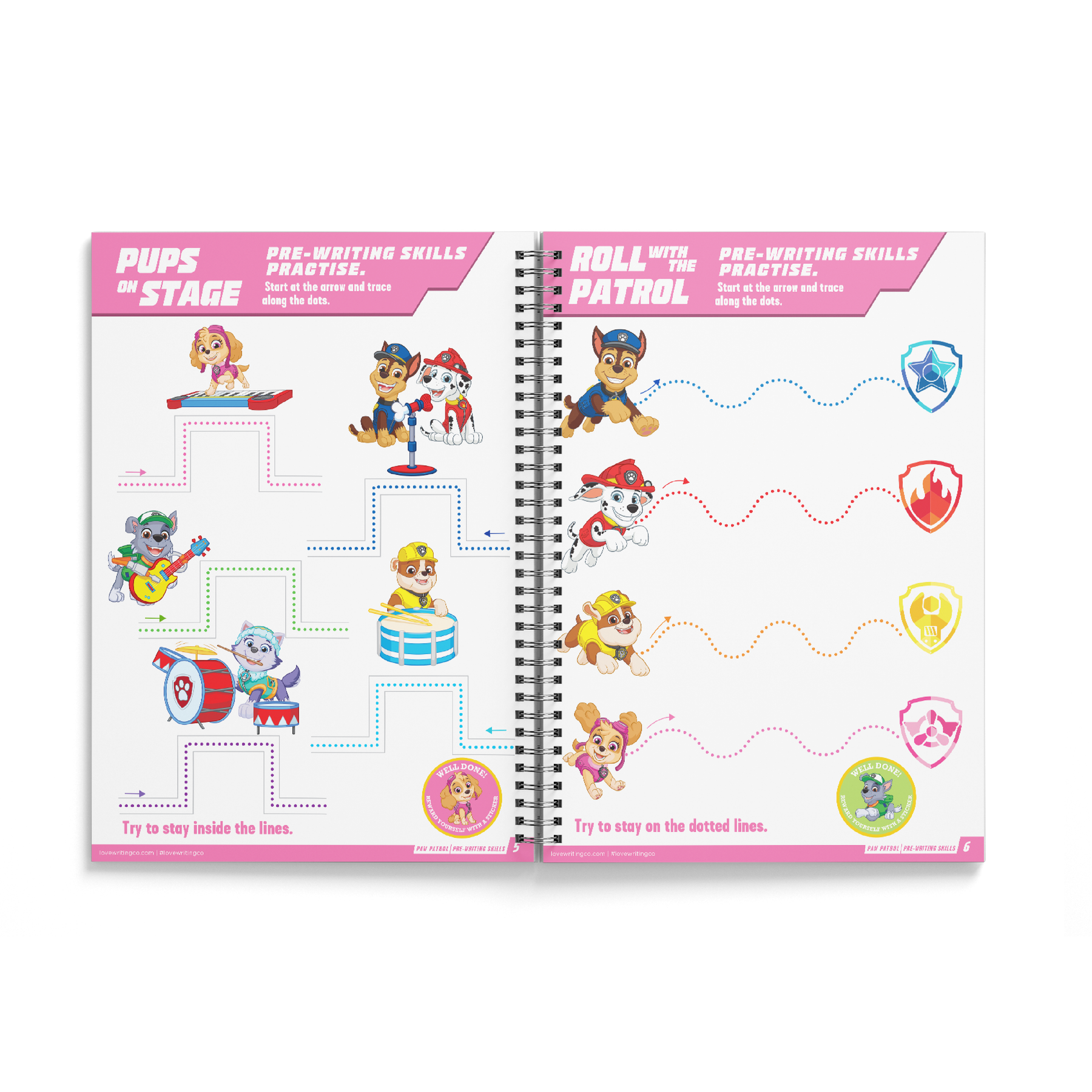 PAW PATROL My First Pre-Writing Skills Activity Book | First Writing S