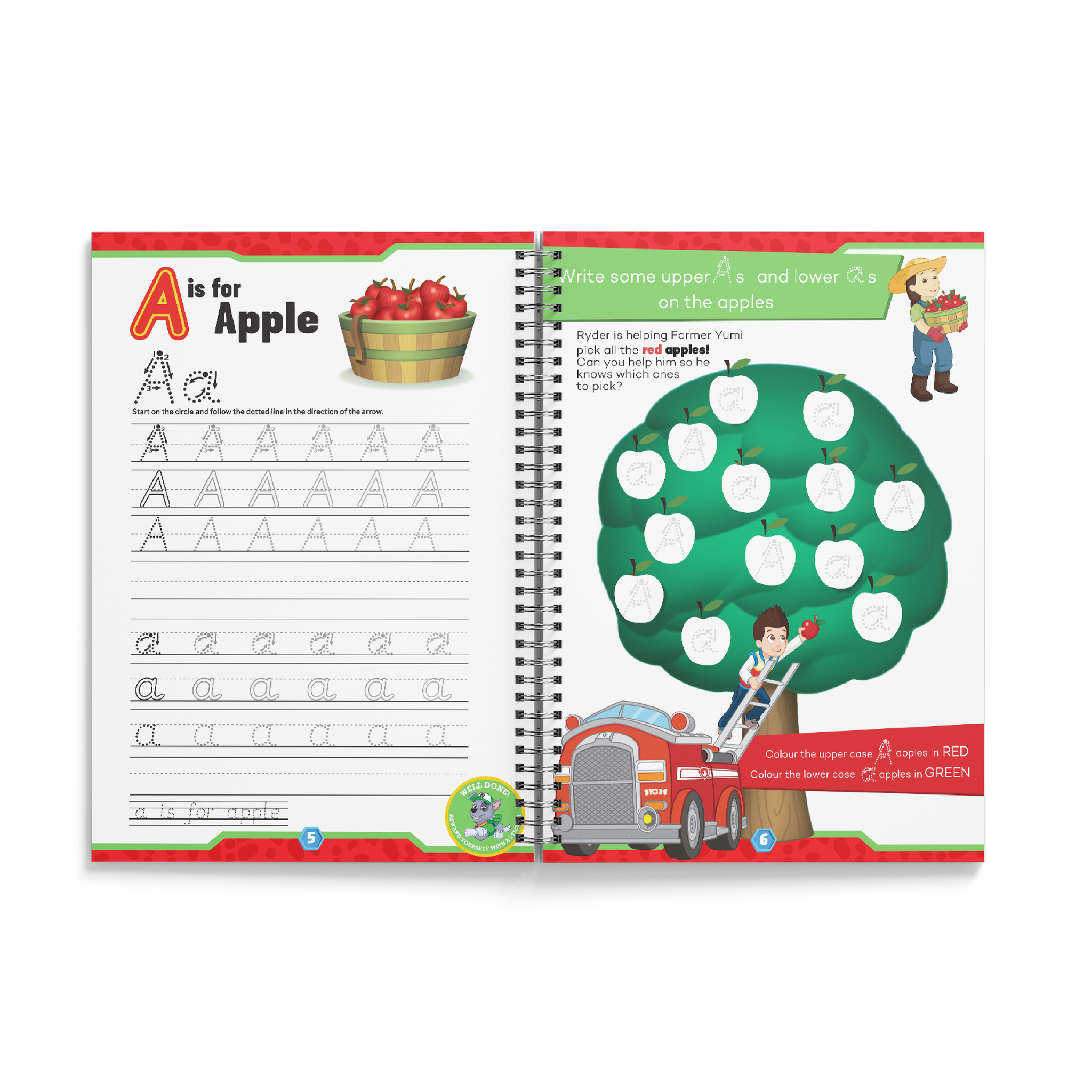 PAW PATROL Learn To Write The Alphabet Activity Book Ages 3-5 – Love ...