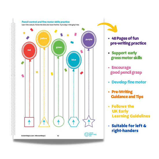 'My First Pre-Writing Skills' Activity Book: Pre-School Workbook – Love ...