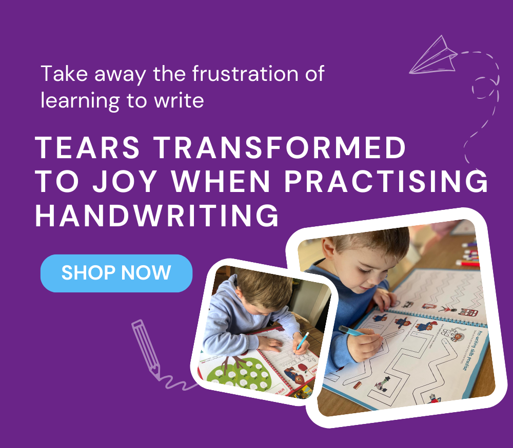 Love Writing Co. Handwriting Practice Made Easier and Fun For Children