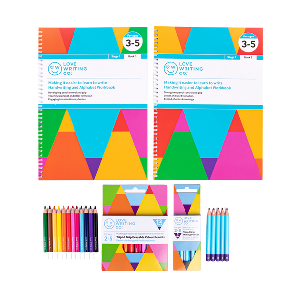 Beginners Complete Learn To Write Handwriting Practice Pack: Age 3-5